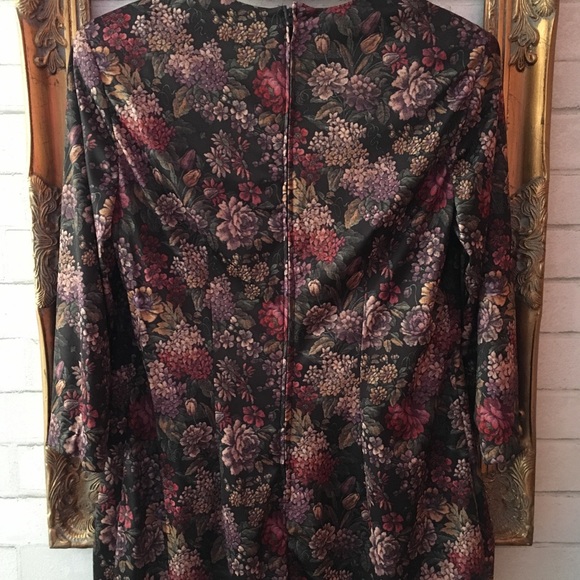 Vintage | Tops | Vintage Top Floral Pinup Retro Tunic Rockabilly | Poshmark